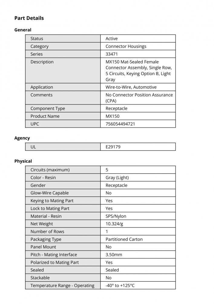 MOLEX 334710502 technical document image 2