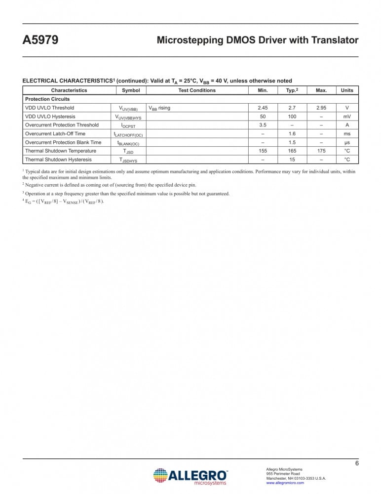 A5979GLPTR-T datasheet page 6