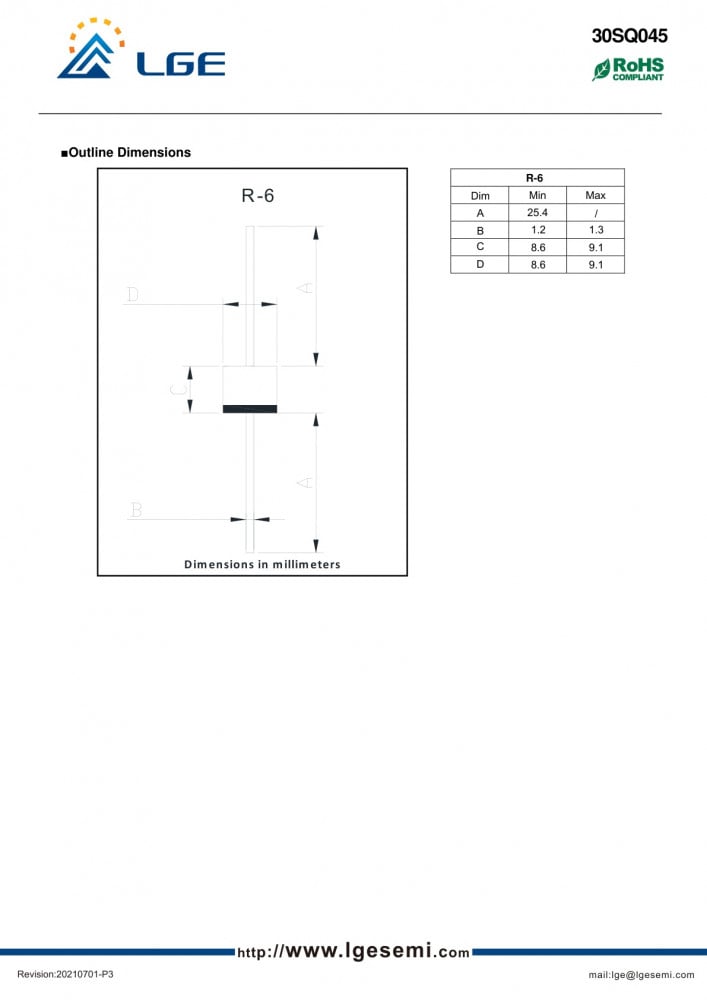 30SQ045 datasheet page 3