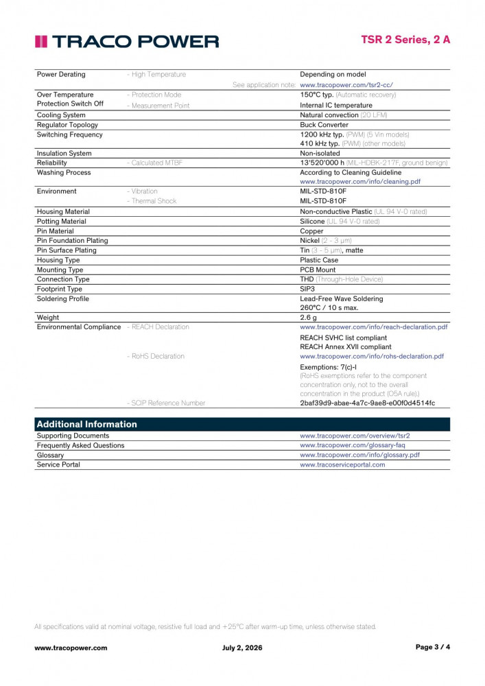TSR 2-0518 technical document page 3