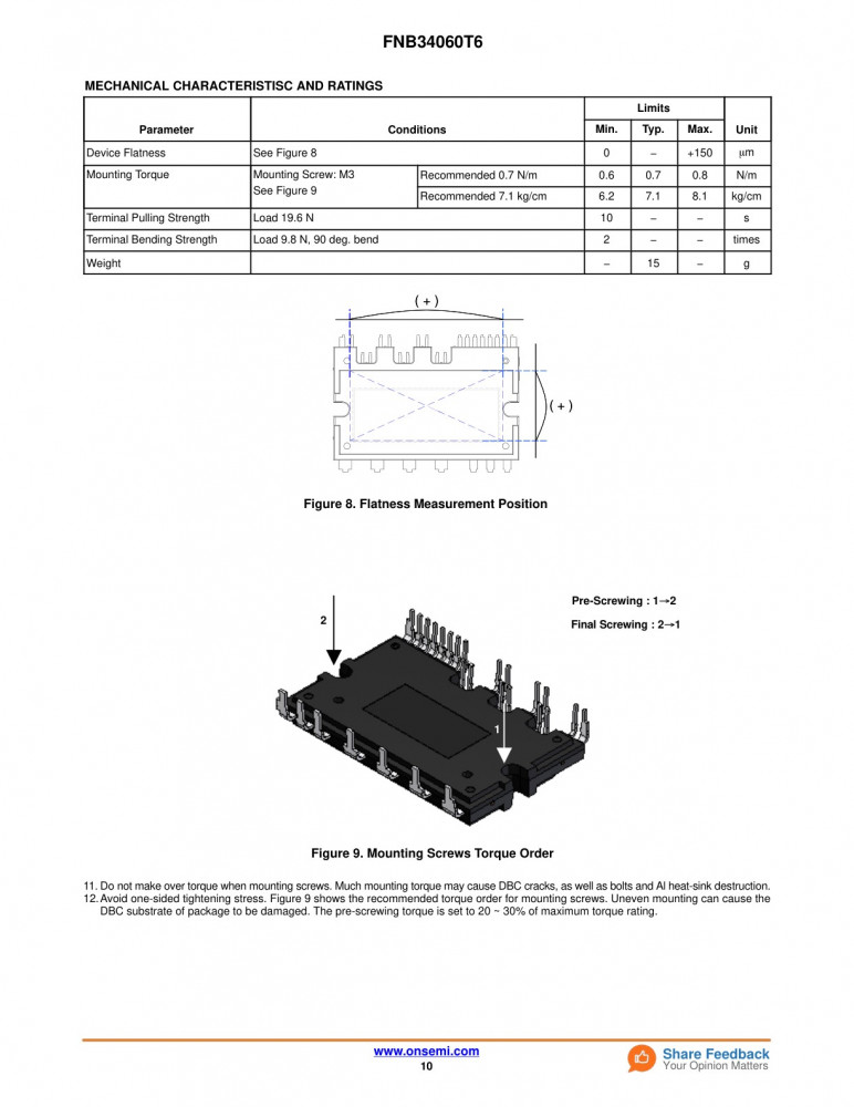 FNB34060T6 datasheet page 10
