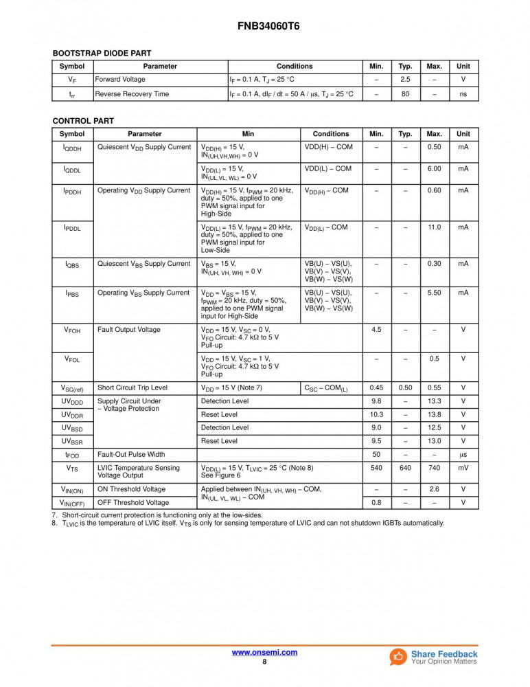 FNB34060T6 datasheet page 8