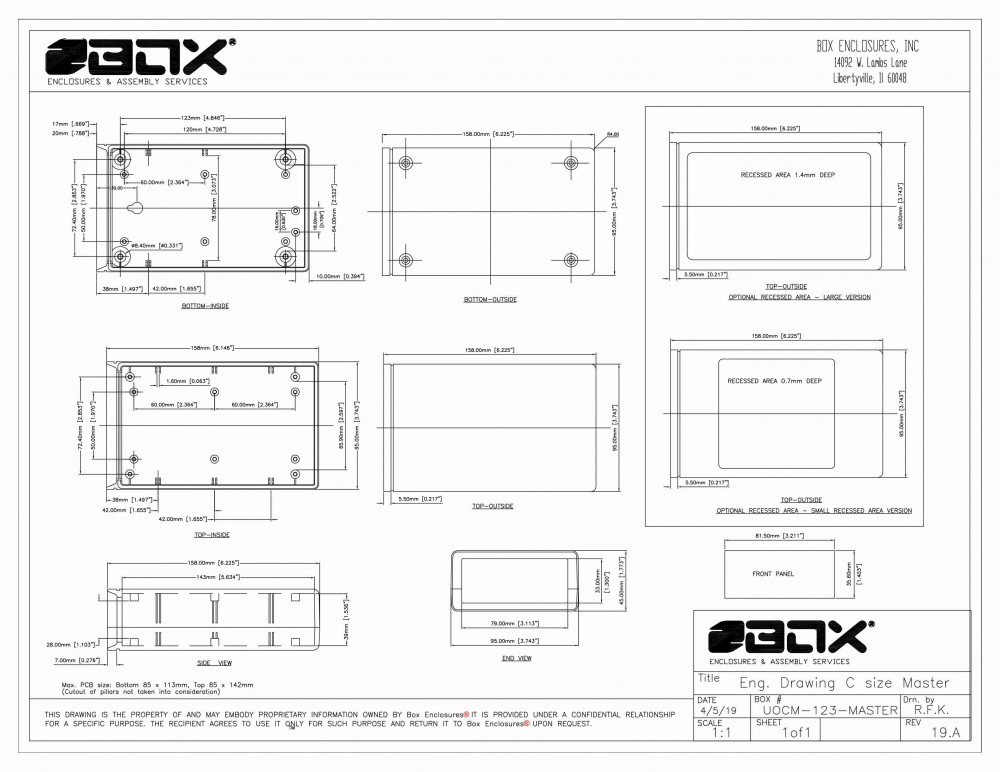 UOCM-123 engineering drawing preview