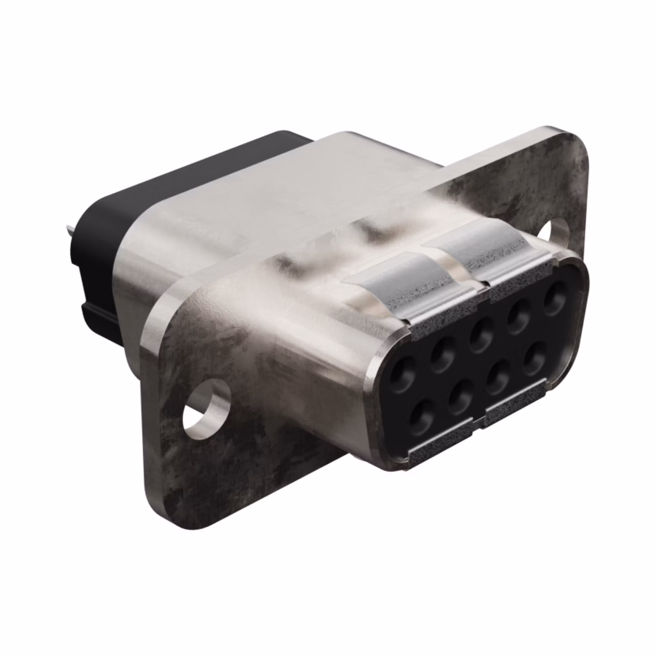 Standard-Density EMI Filtered D-Sub Connector, Female, Straight, Solder Cup, 4000pF Pi, 9 Circuits for sale