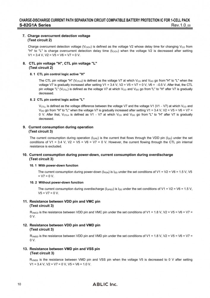 S-82G1A datasheet page 10