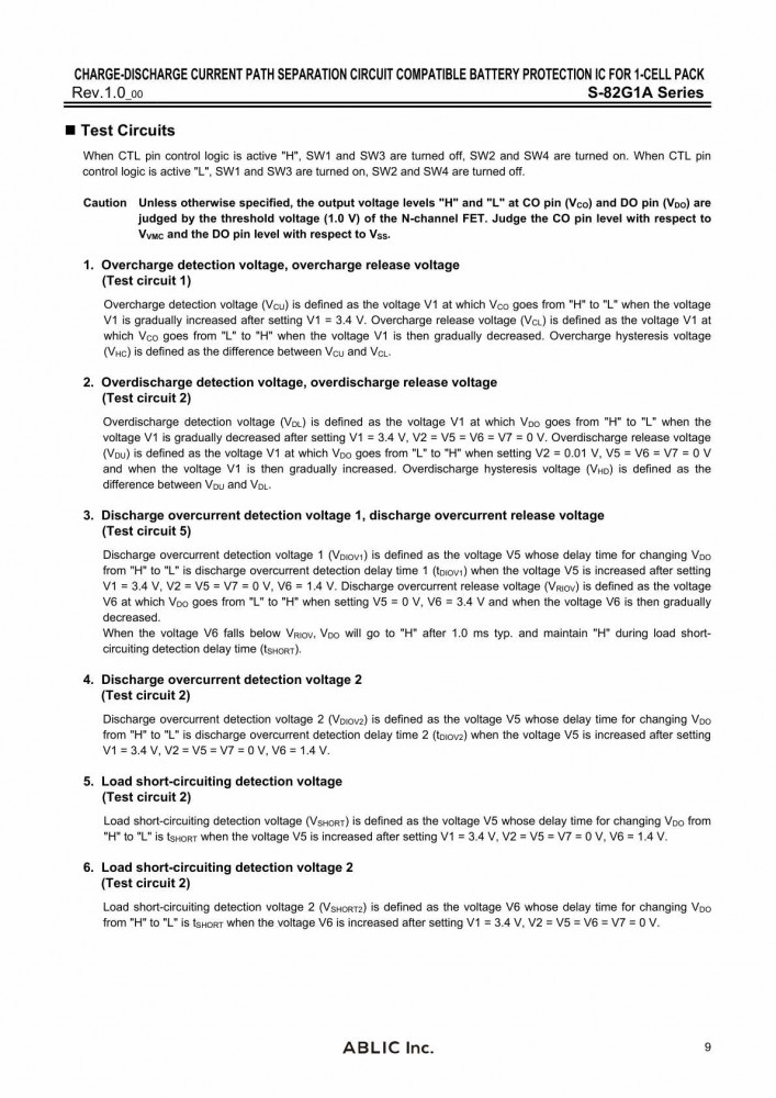 S-82G1A datasheet page 9