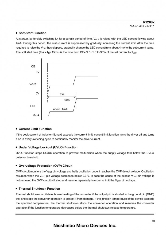 R1208x datasheet page 10