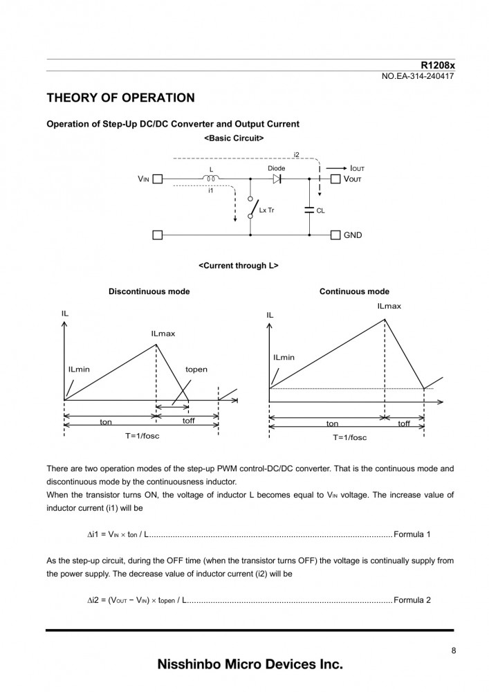 R1208x datasheet page 8