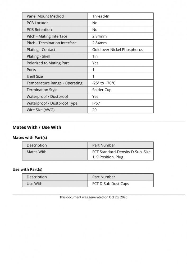 MOLEX 1727040049 document page 3