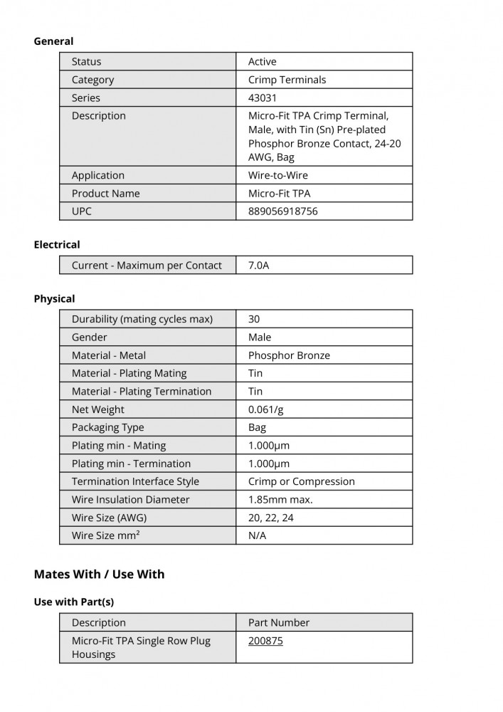 Product document page 2