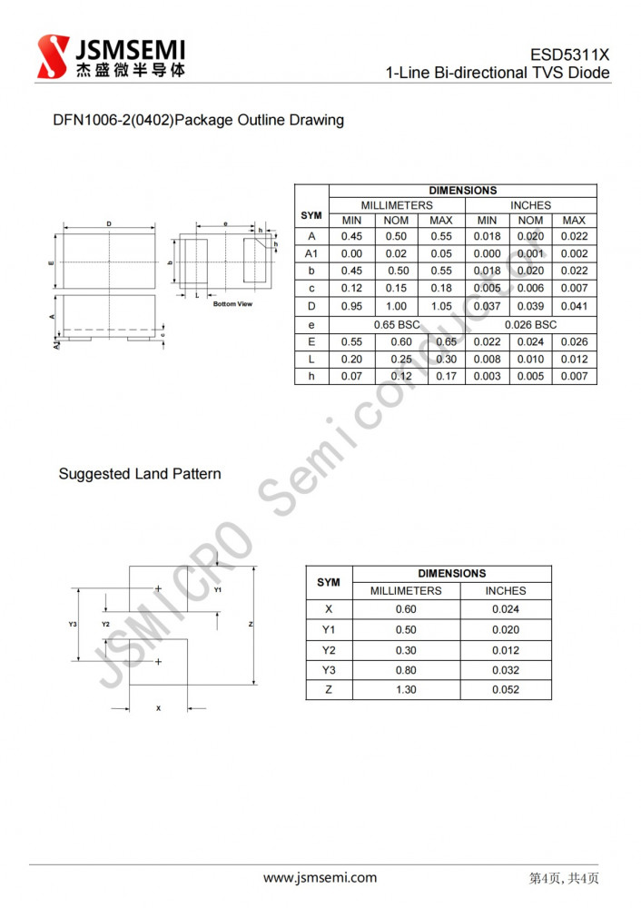 ESD5311X datasheet page 4