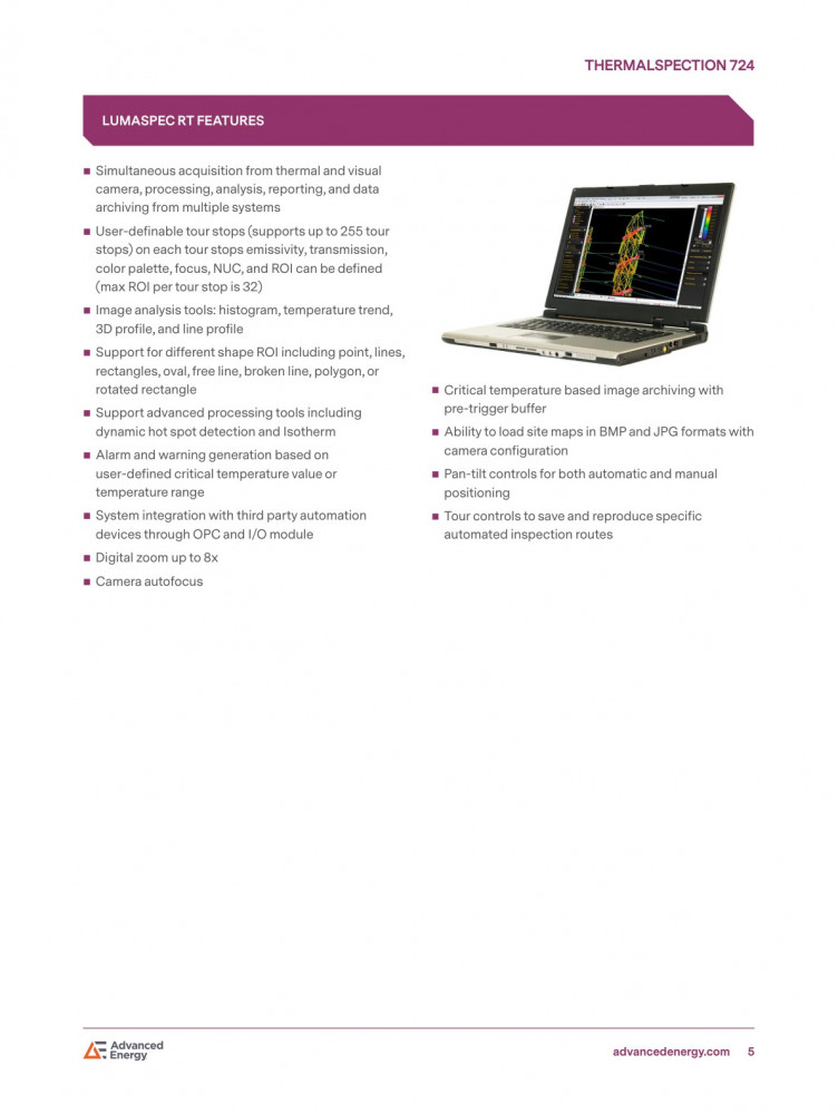 ThermalSpection datasheet page 6