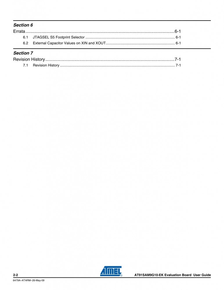 AT91SAM9G10-EK document page 4