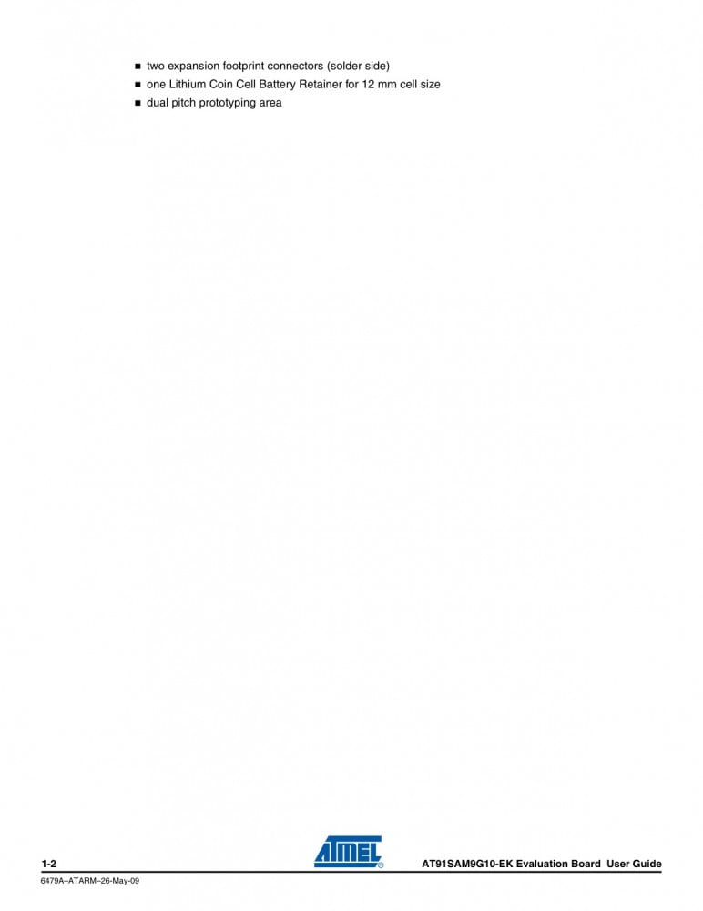 AT91SAM9G10-EK document page 6