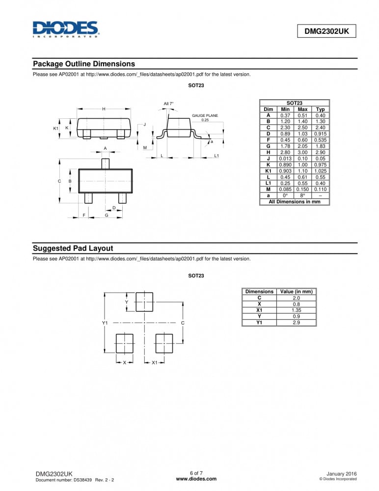 DMG2302UK-7 datasheet page 6