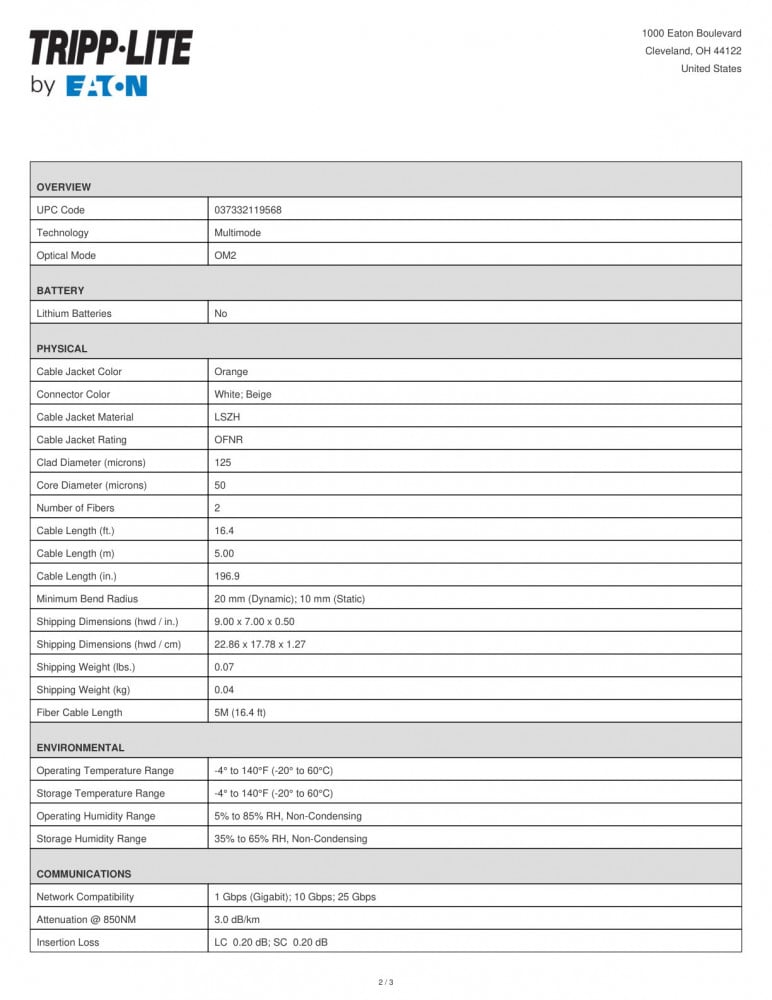 N516-05M technical document page 2