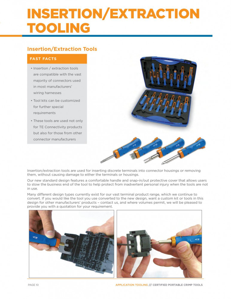 DEUTSCH tooling document page 10