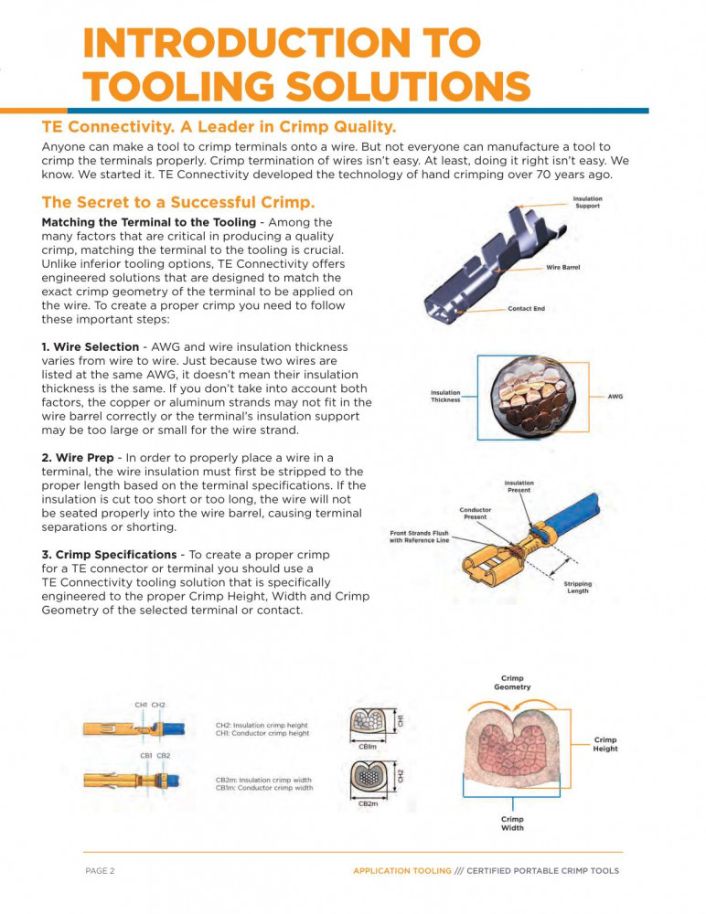 DEUTSCH tooling document page 2