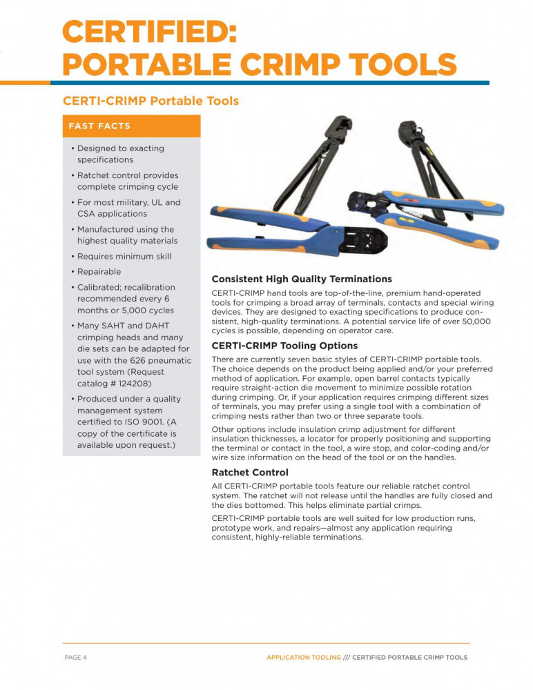 DEUTSCH tooling document page 4