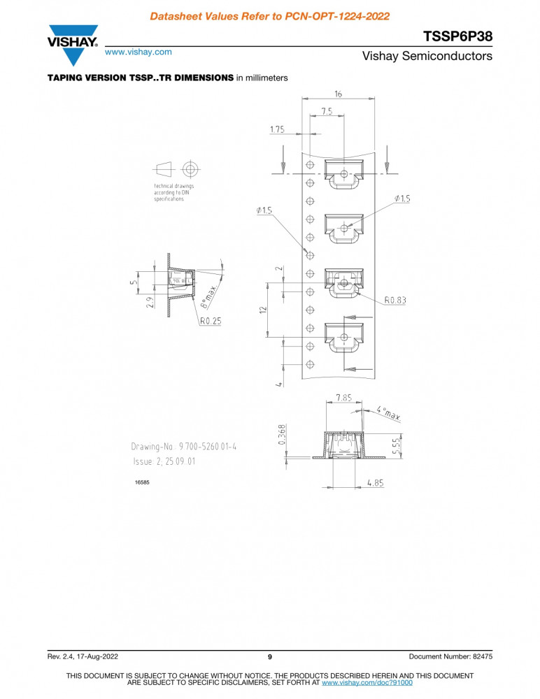 TSSP6P38TT datasheet page 9