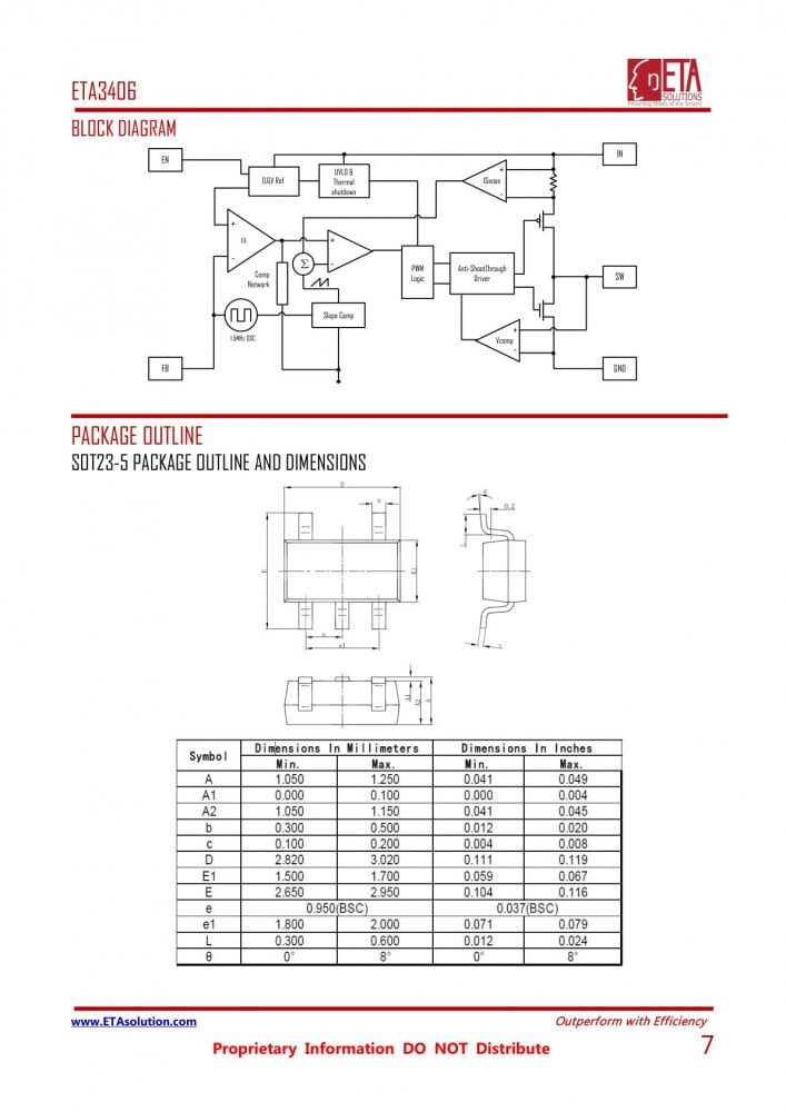 ETA3406S2F datasheet page 6
