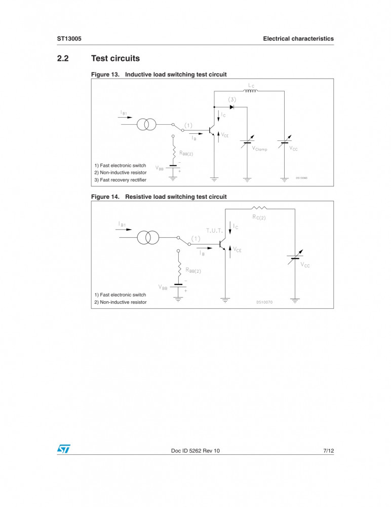 ST13005 datasheet page 7