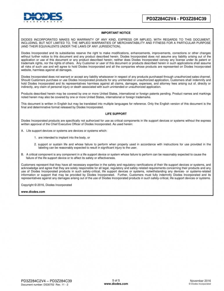 PD3Z284C18-7 datasheet page 5