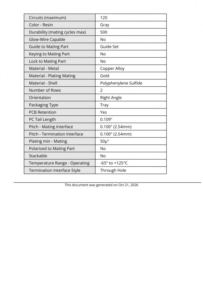 WTB120PR7SY product document image, page 2