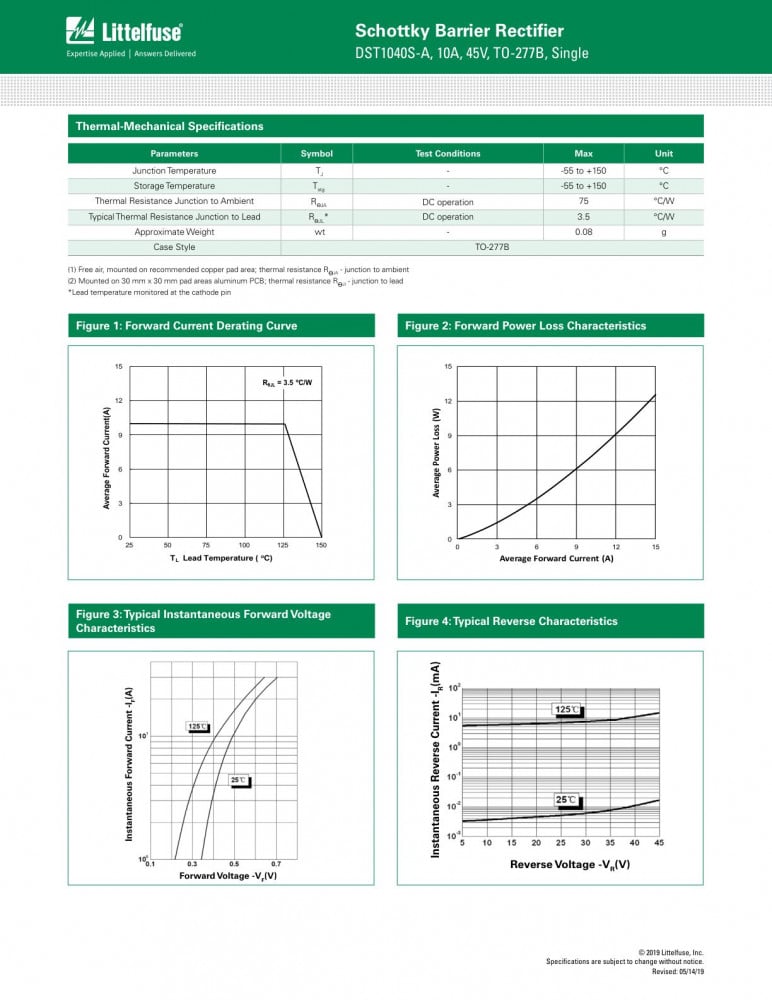 DST1045S-A datasheet page 2