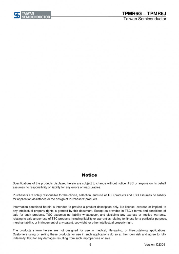 TPMR6J datasheet page 5