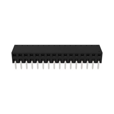 C-Grid III PCB Receptacle, 2.54mm Pitch, Dual Row, Right-Angle, Shrouded, 32 Circuits, 0.12µm Gold (Au) Flash Plating, Straight PCB Pins for sale