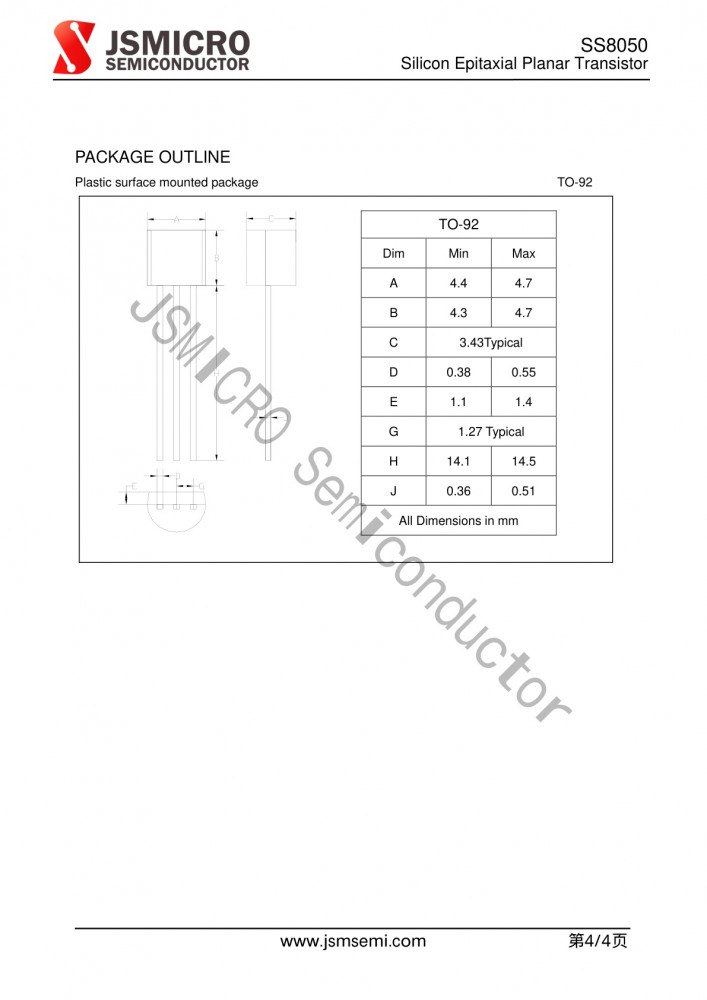 SS8050 datasheet page 4