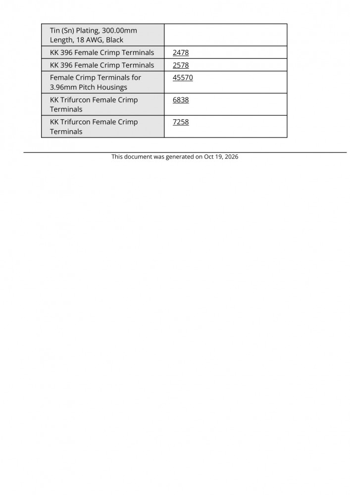 MOLEX KK 396 product specification page 4