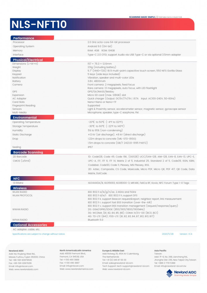 NLS-NFT10 product document page 2