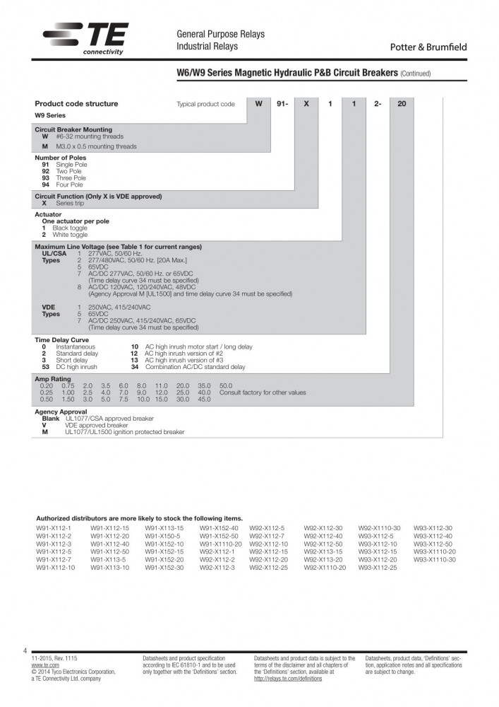 W6/W9 technical document page 4