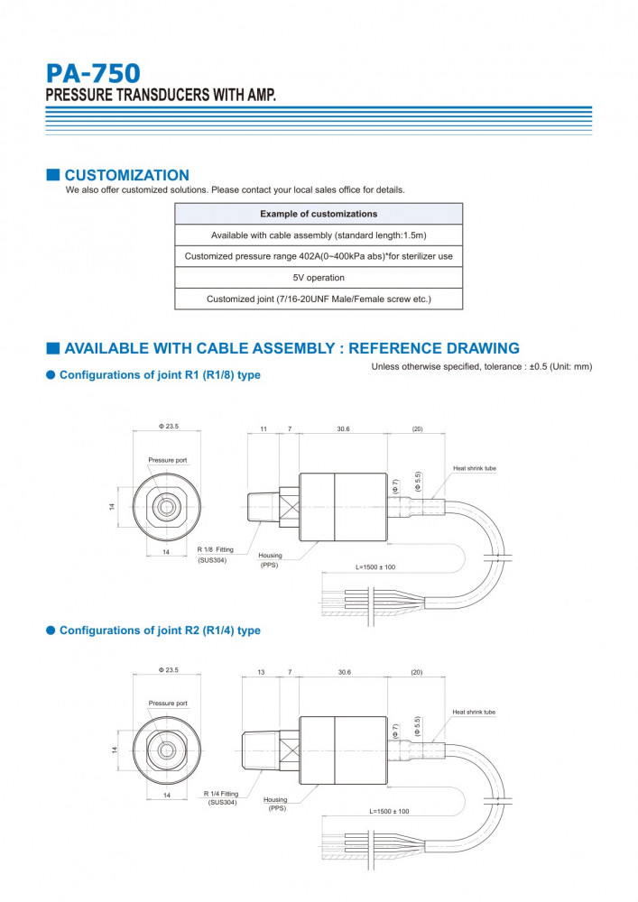 PA-750 datasheet page 5