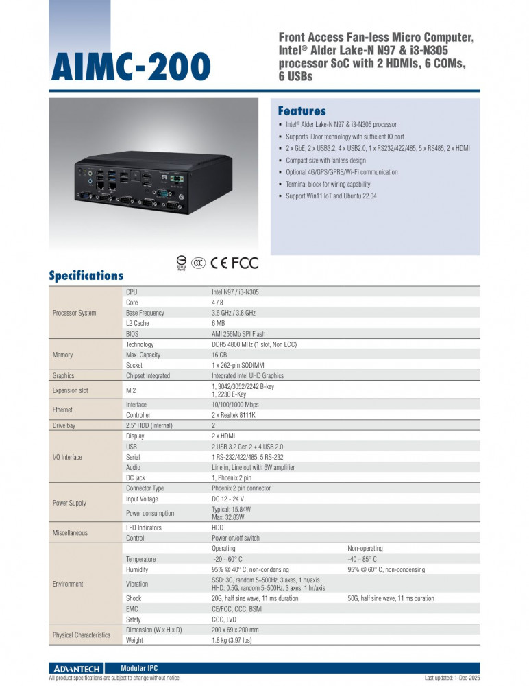 AIMC-200 product document image 1