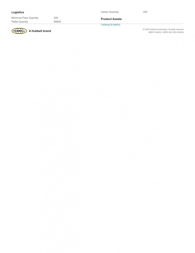 YAV8CL1 technical document image, page 2