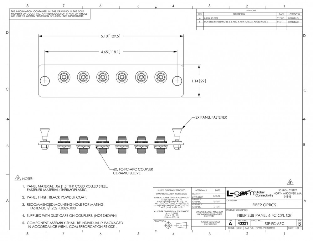 FSP-FC-APC technical document preview