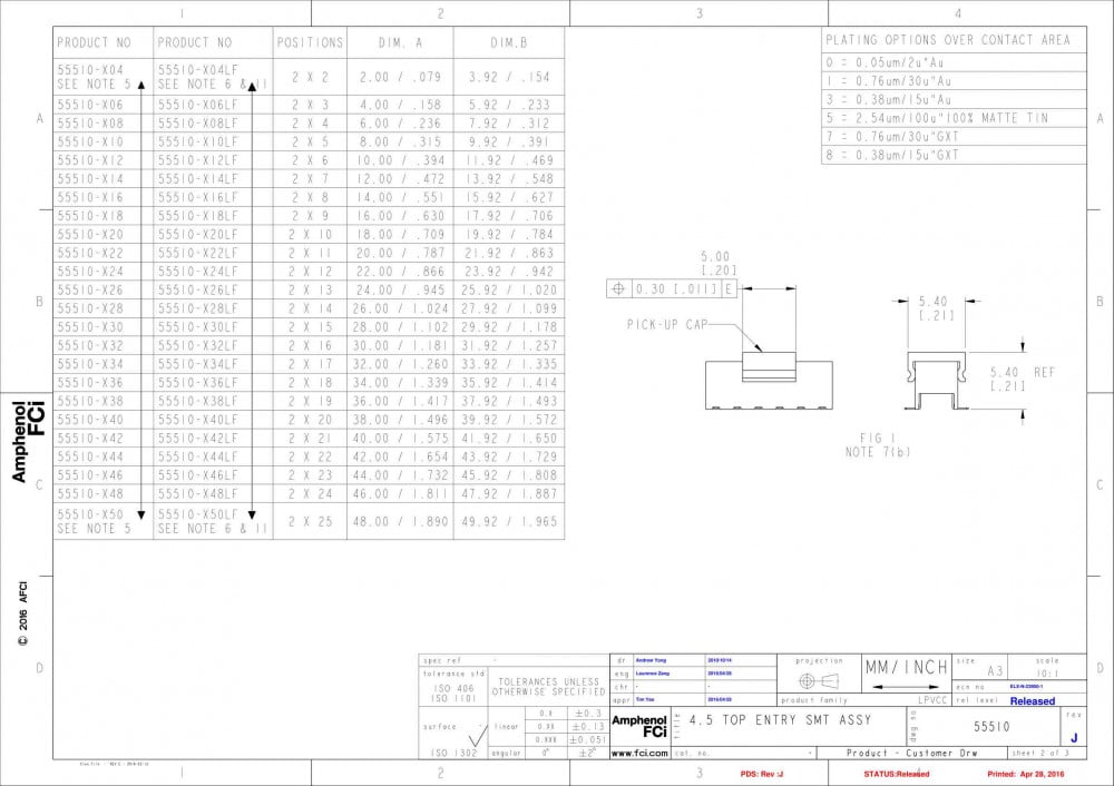 Amphenol 55510 drawing page 2