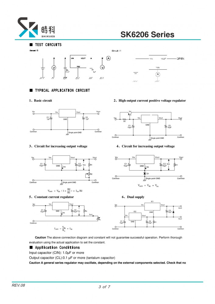 SK6206 datasheet page 3