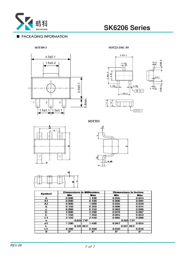 SK6206 datasheet page 7