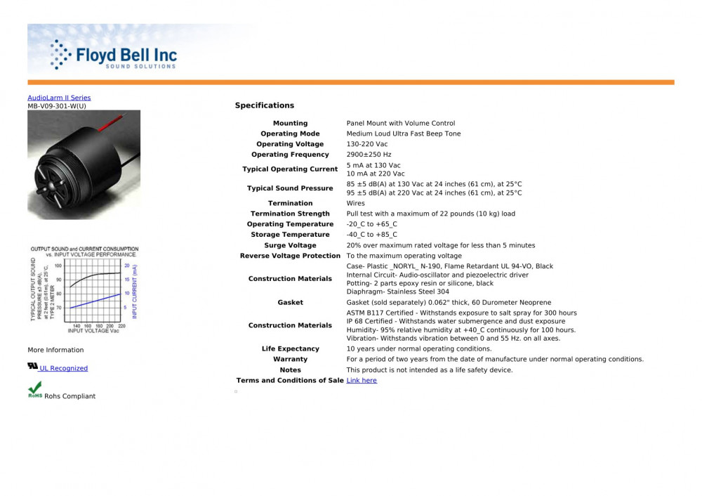 MB-V09-301-W(U) technical document, page 1