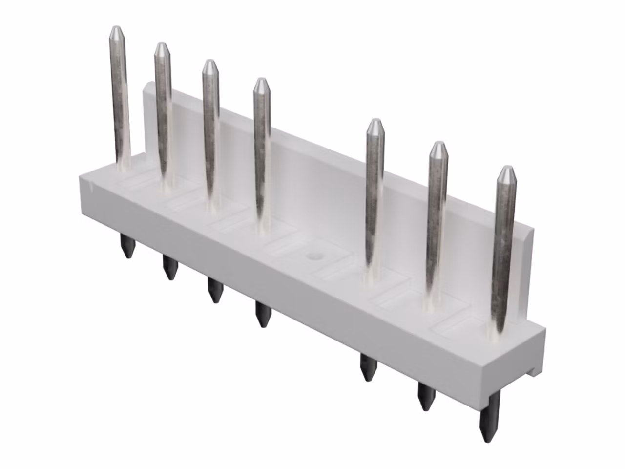 KK Header, Vertical, with Polarizing Backwall, 8 Circuits, Tin (Sn) Plating, Circuit 5 Voided for sale