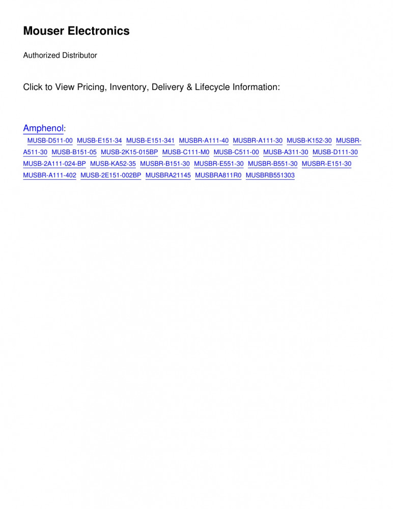 MUSBR series technical document page 4