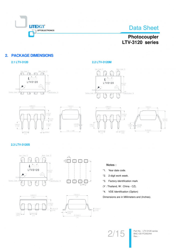 LTV-3120S-TA1 datasheet page 3