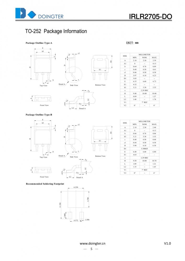 IRLR2705-DO datasheet page 5