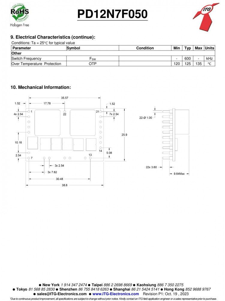 PD12N7F050 document page 4