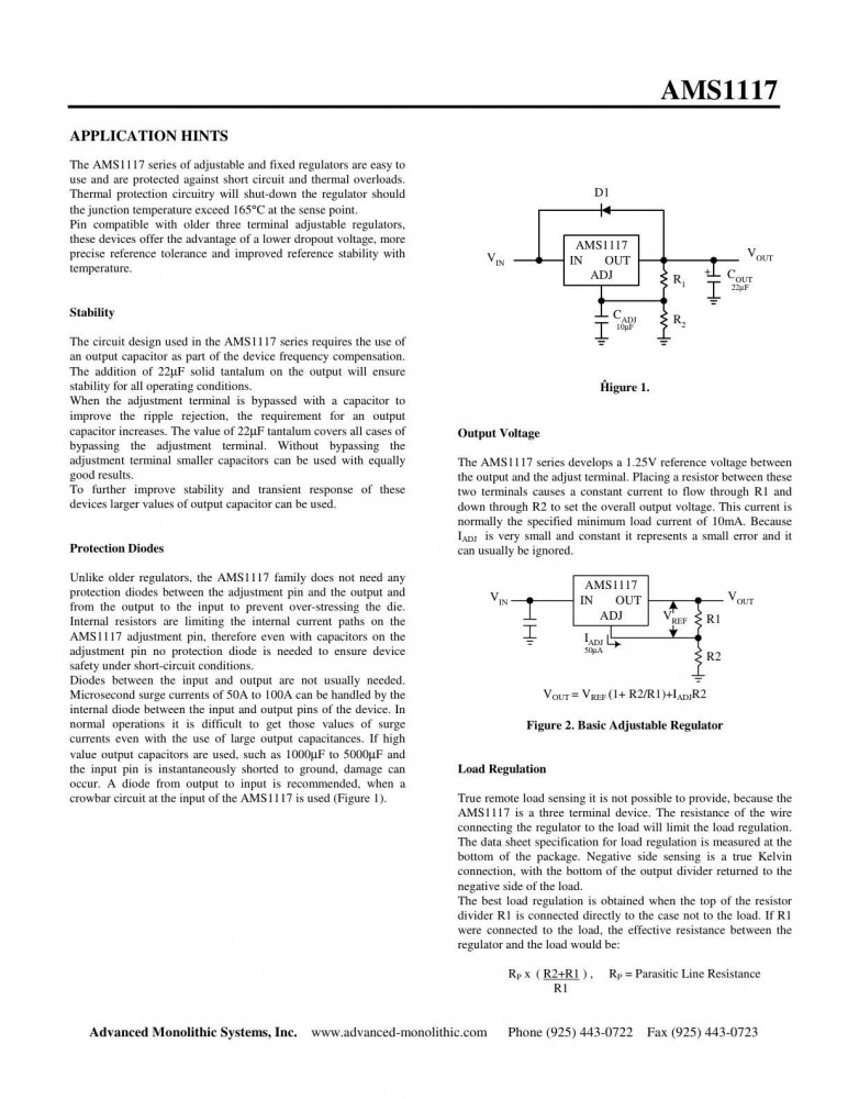 AMS1117 datasheet page 4
