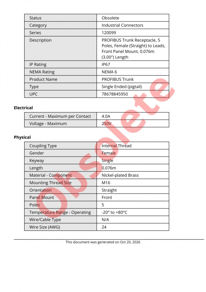 MOLEX 1200990024 product document, page 2
